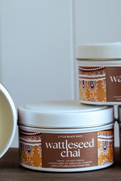 Wattleseed Chai Travel Tin Candle – Little Triffids Flowers