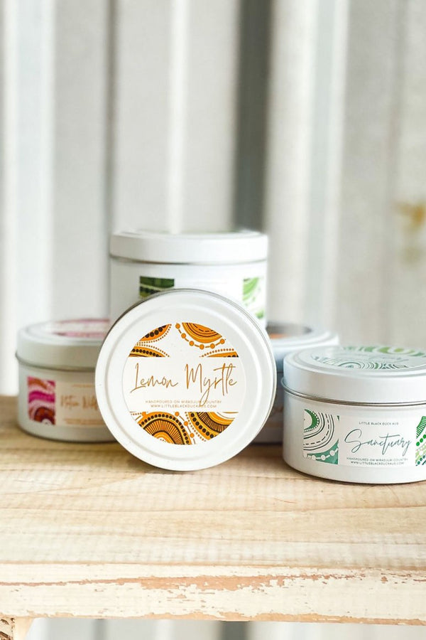 Lemon Myrtle travel Tin Candle – Little Triffids Flowers
