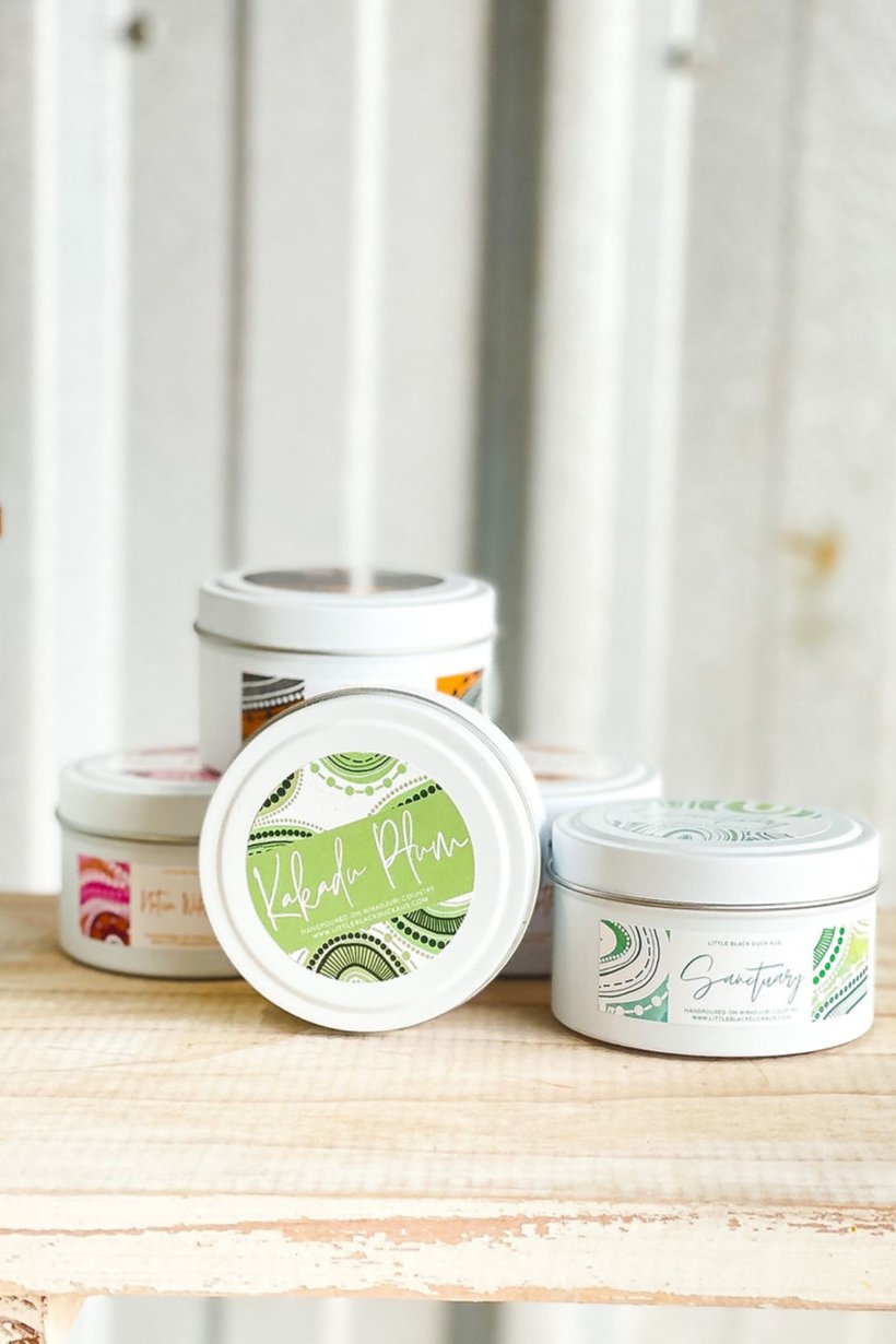 Kakadu Plum travel Tin Candle – Little Triffids Flowers