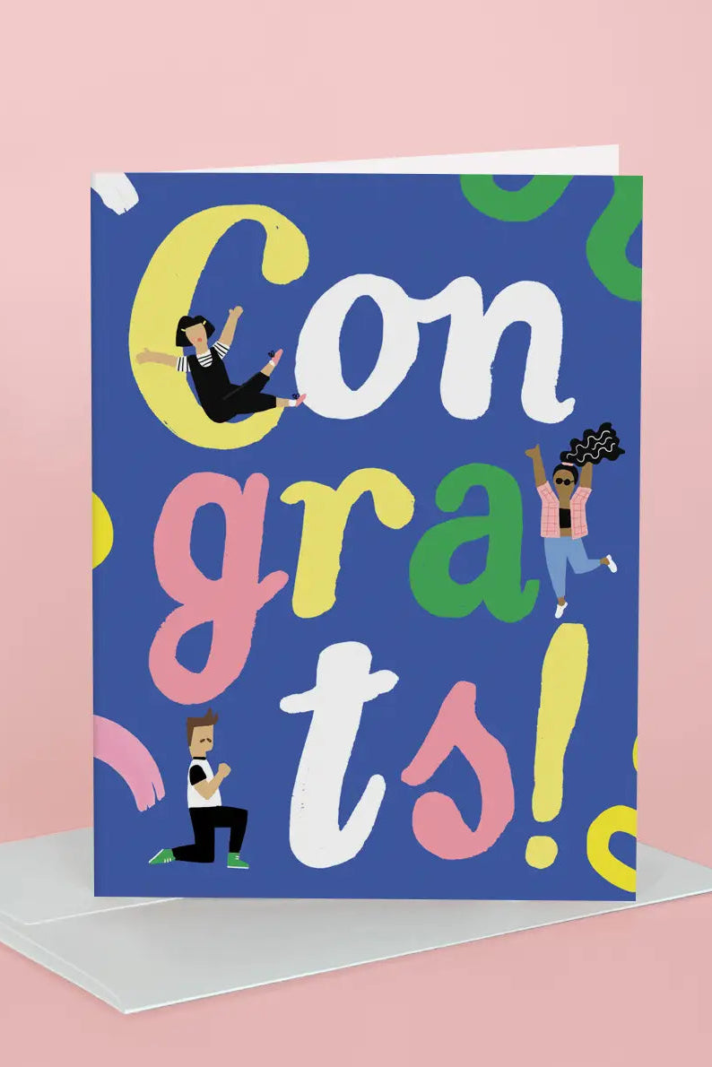 Congrats - Greeting Card – Little Triffids Flowers