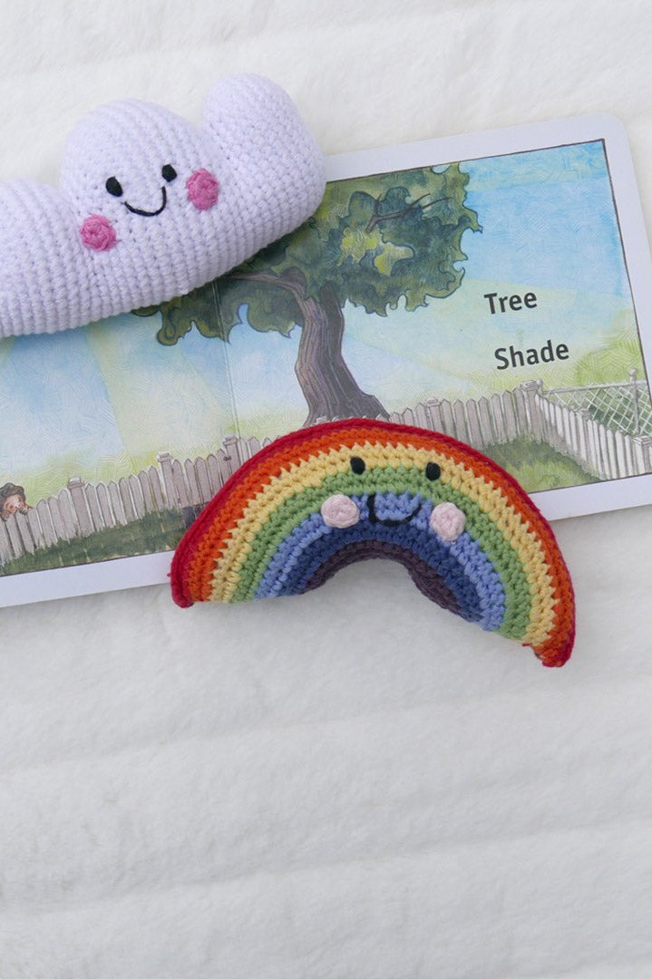 Organic Plush Rainbow Rattle – Little Triffids Flowers